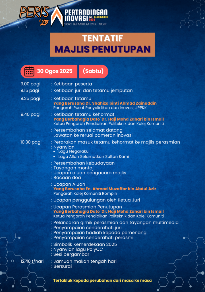 Tentatif – PERISA 2025